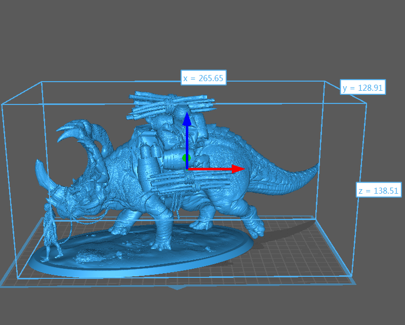 Sinoceratops Caravan- Rescale Miniatures – Mad Max Miniatures