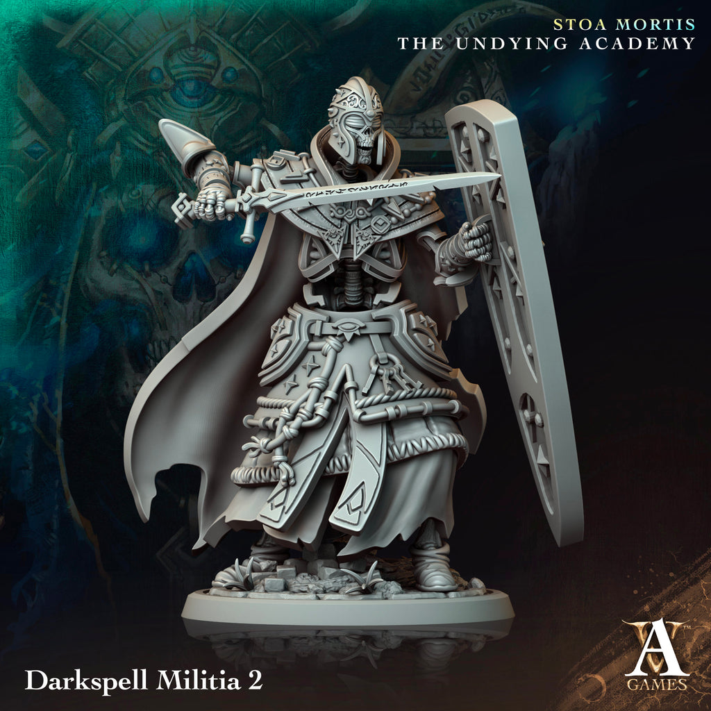 Darkspell Militia Skeleton Fighter - Stoa Mortis - The Undying Academy ...