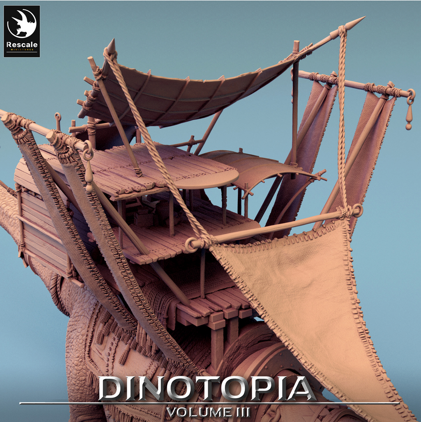 Diplodocus Caravan- Rescale Miniatures – Mad Max Miniatures