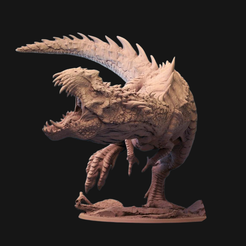 T-REX - Apex Predator *POSE OPTION* - Rescale Miniatures - Fantasy, Ta ...