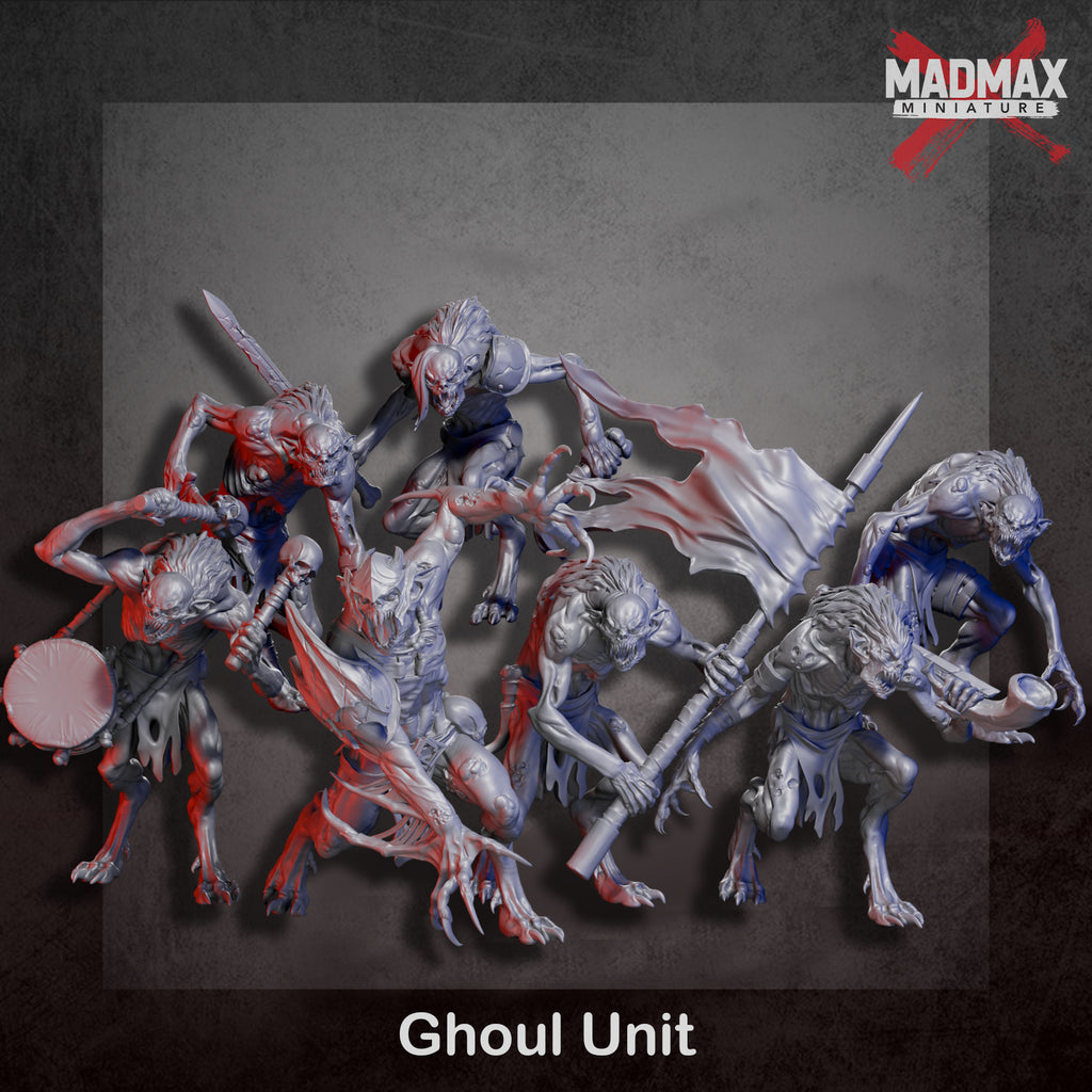 Ghoul Unit - Cult of Flesh - Parasite Collectible – Mad Max Miniatures