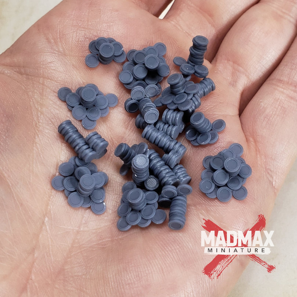 Gold coins Base Decoration (18 pieces) - Mad Max Miniature | Basing Ma ...