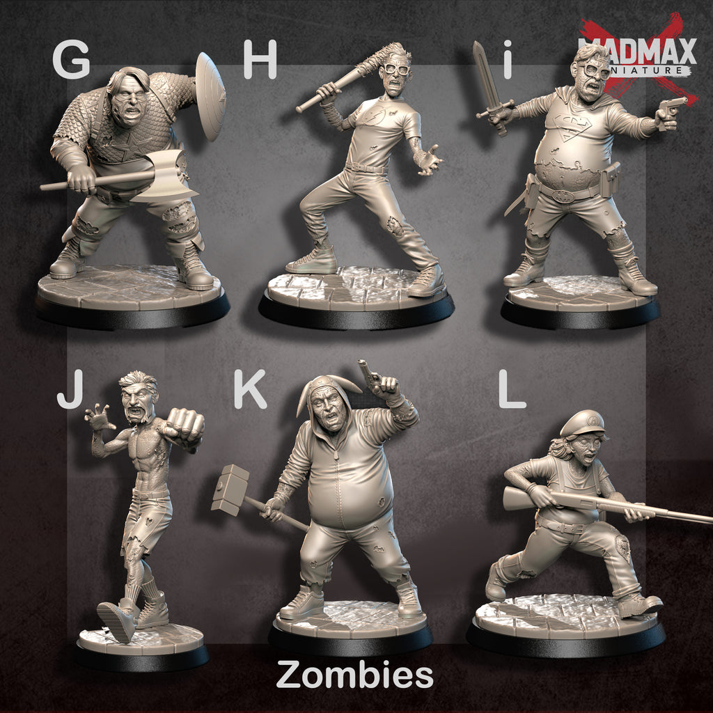 ZOMBIE CON : The Walking Nerds - Part One: Zombies - Falcata 3D – Mad ...