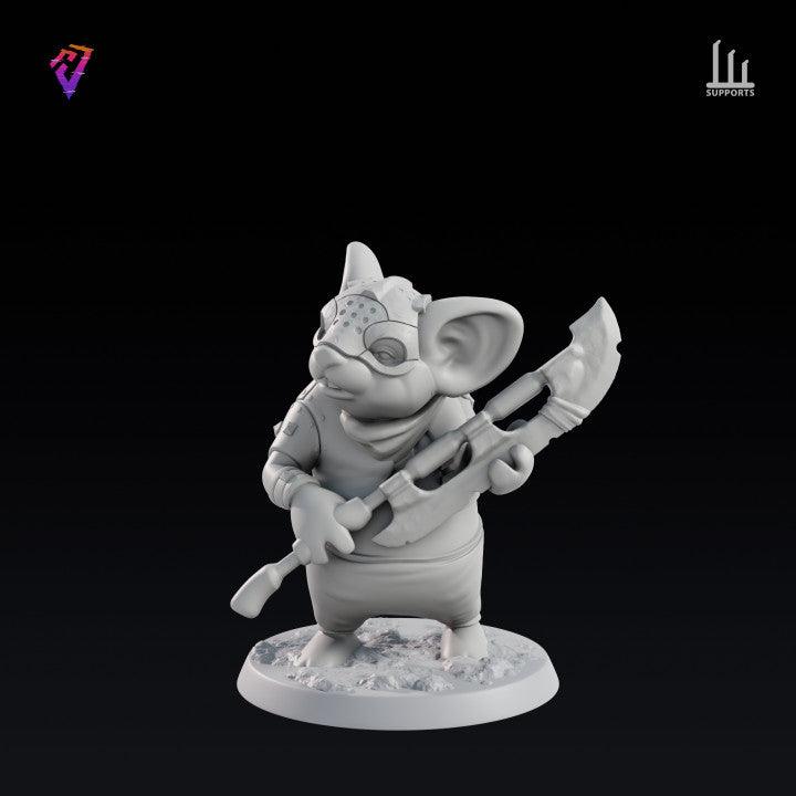 Mice With Heavy Blunt Weapon - Job Hermes Creative – Mad Max Miniatures