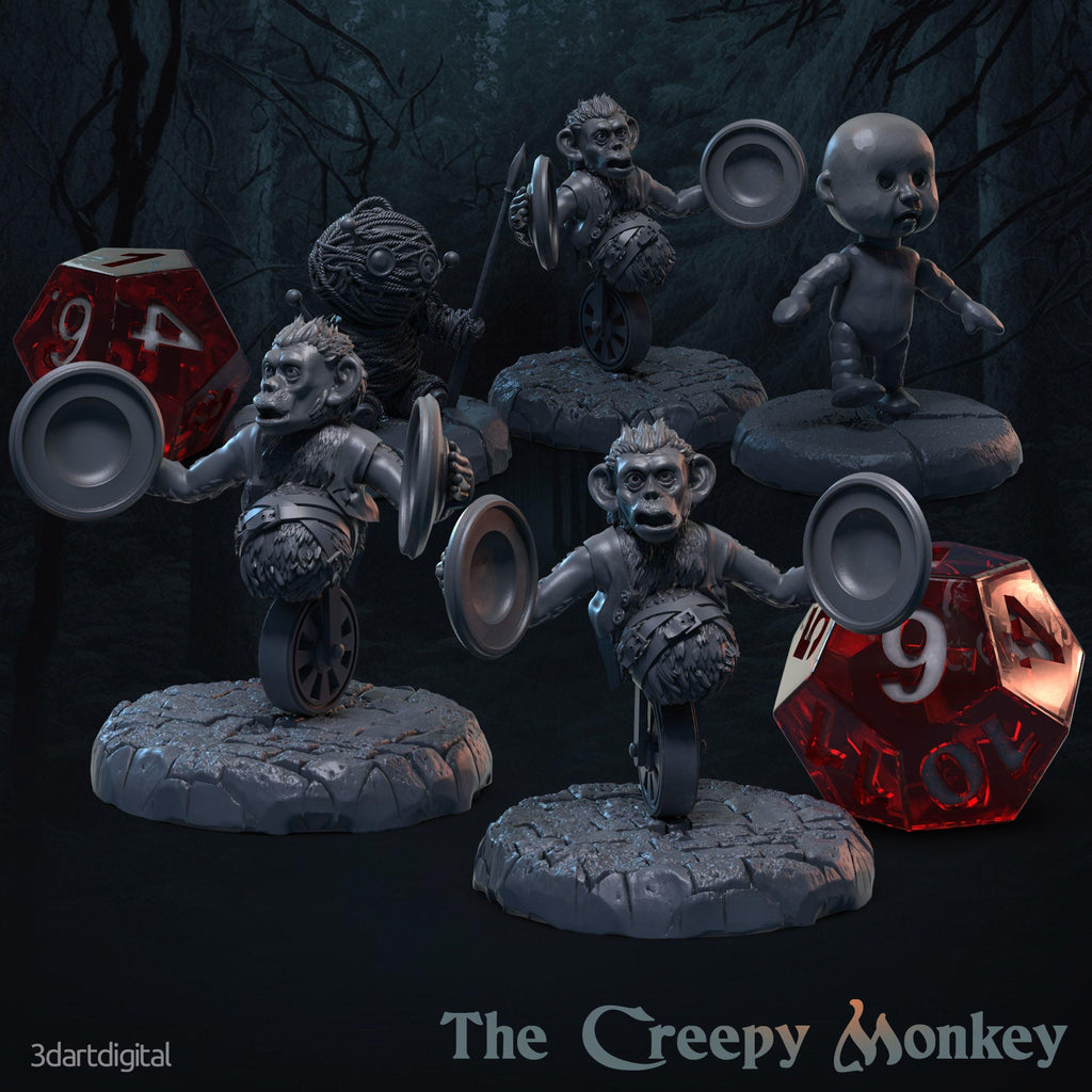 Creepy Monkey - 3dartdigital – Mad Max Miniatures