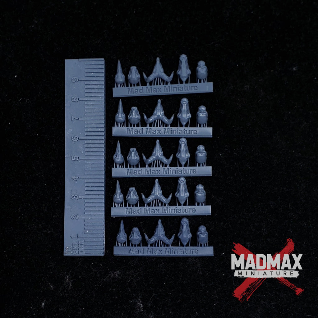 Animal Skulls (25) - Mad Max Miniature Basing Props – Mad Max Miniatures