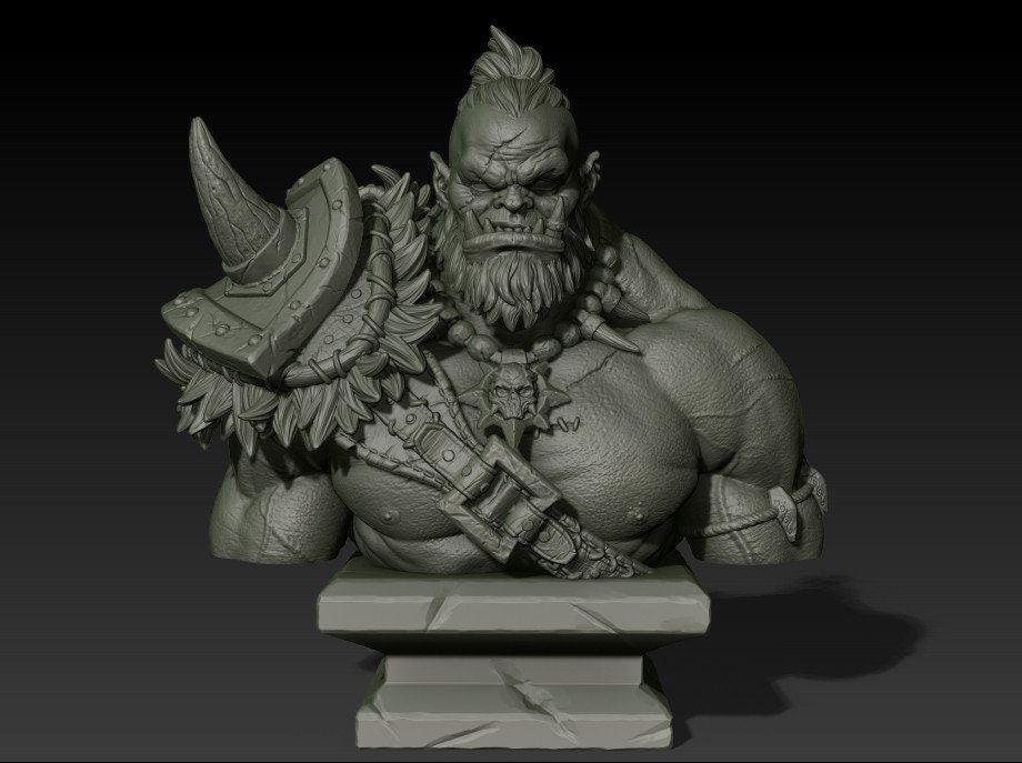Orc Bust 1:9 / 1:12 - Kou Dama – Mad Max Miniatures