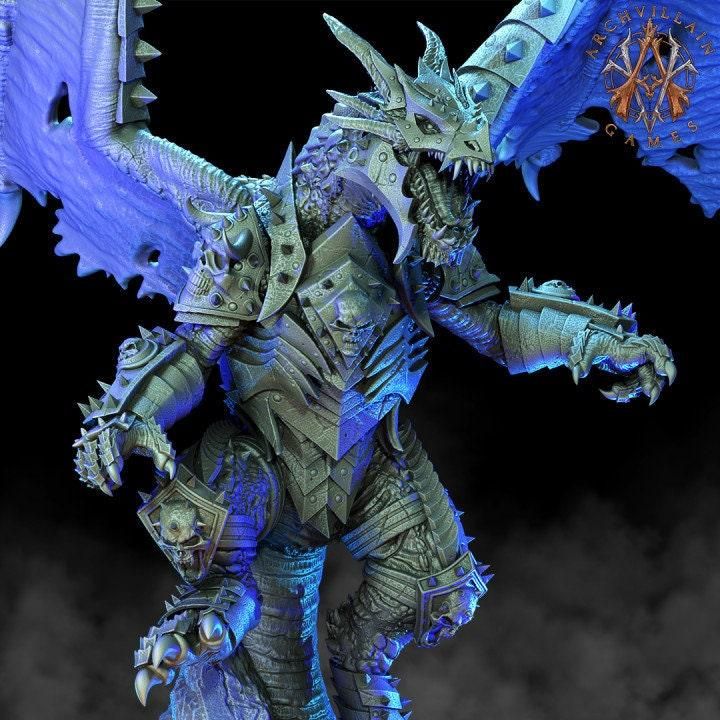 Erevos the Death Dragon MASSIVE 150mm High – Mad Max Miniatures