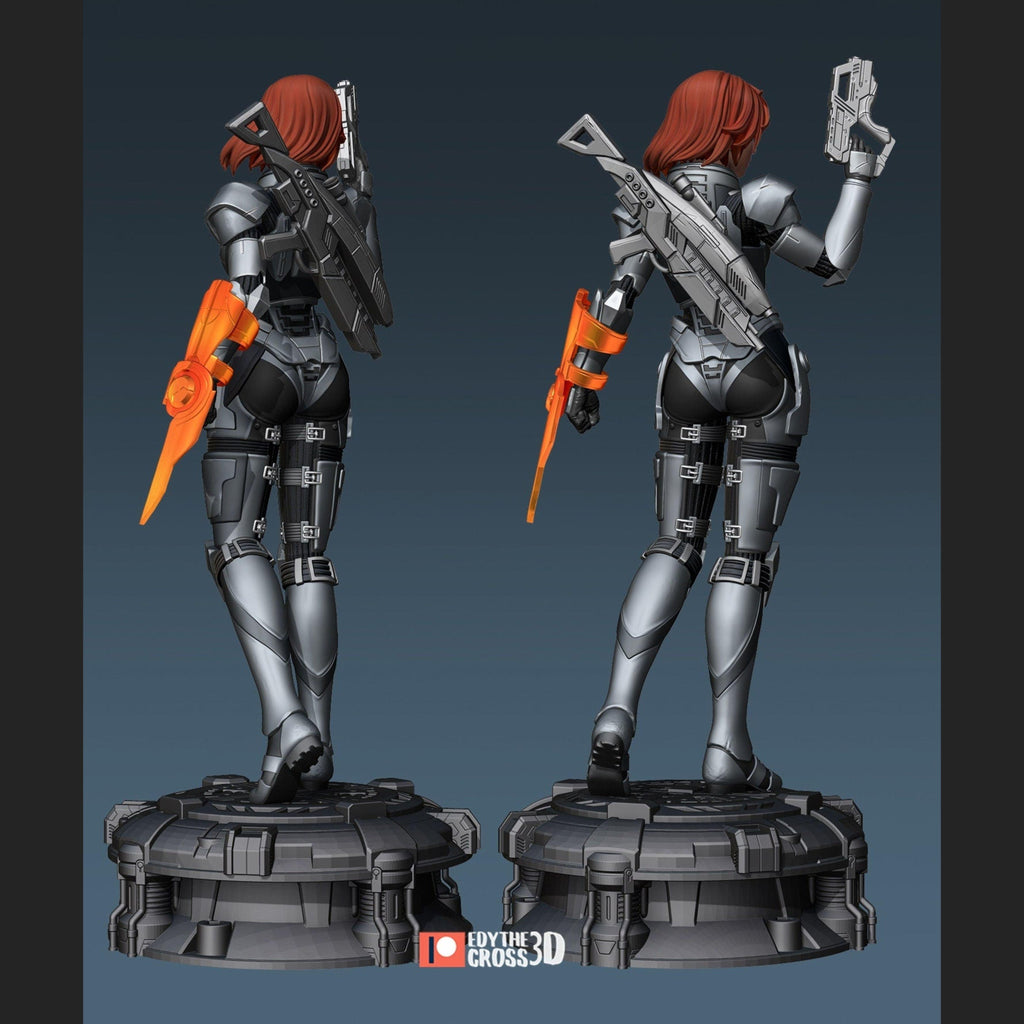 Female Space Fighter - NomNom Studio – Mad Max Miniatures