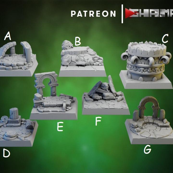 Spartan Bases *SIZE OPTION* – Mad Max Miniatures