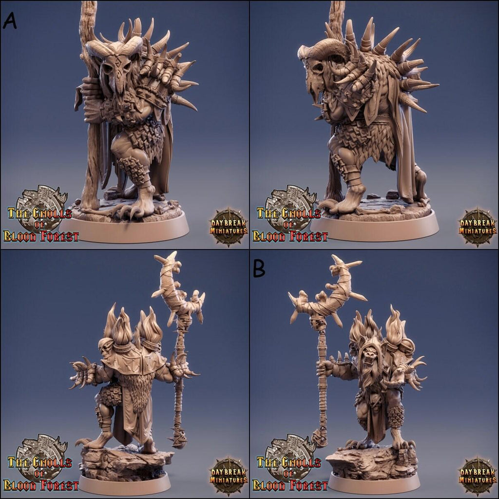 Gnolls Shamans The Gnolls of Blood Forest *POSE & SIZE OPTION* – Mad ...