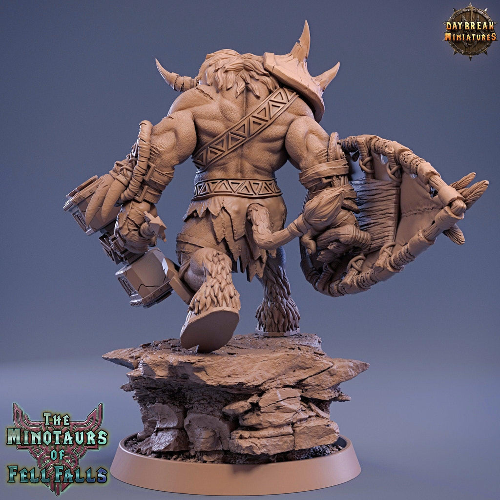 Dargo Foul - DnD Miniature l 3D Printed Model l Minotaur l Beast Pathf ...