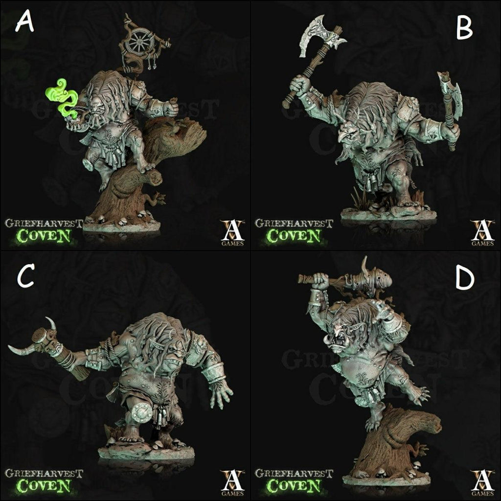 Bog Trolls l DnD Miniatures l 3D Printed Model l Archvillain Games l G ...