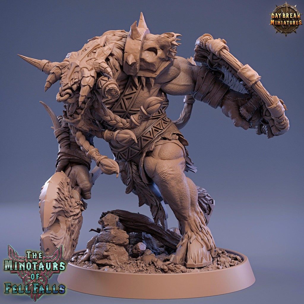 Socrates Blunt - DnD Miniature l 3D Printed Model l Minotaur l Beast P ...