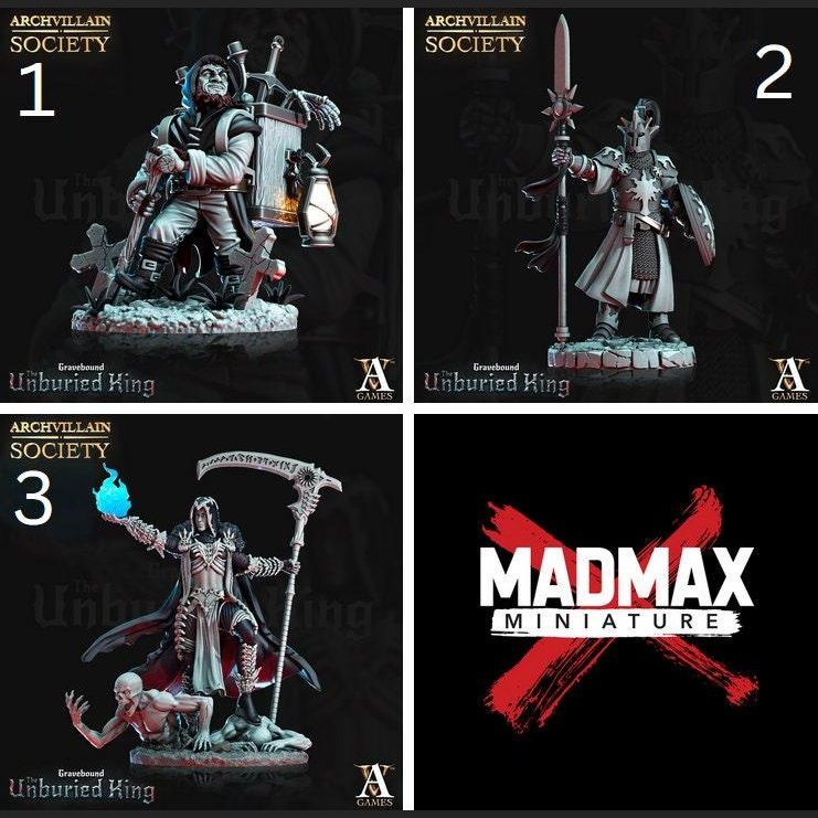 Heros of Society - Gravebound - The Unburied King – Mad Max Miniatures